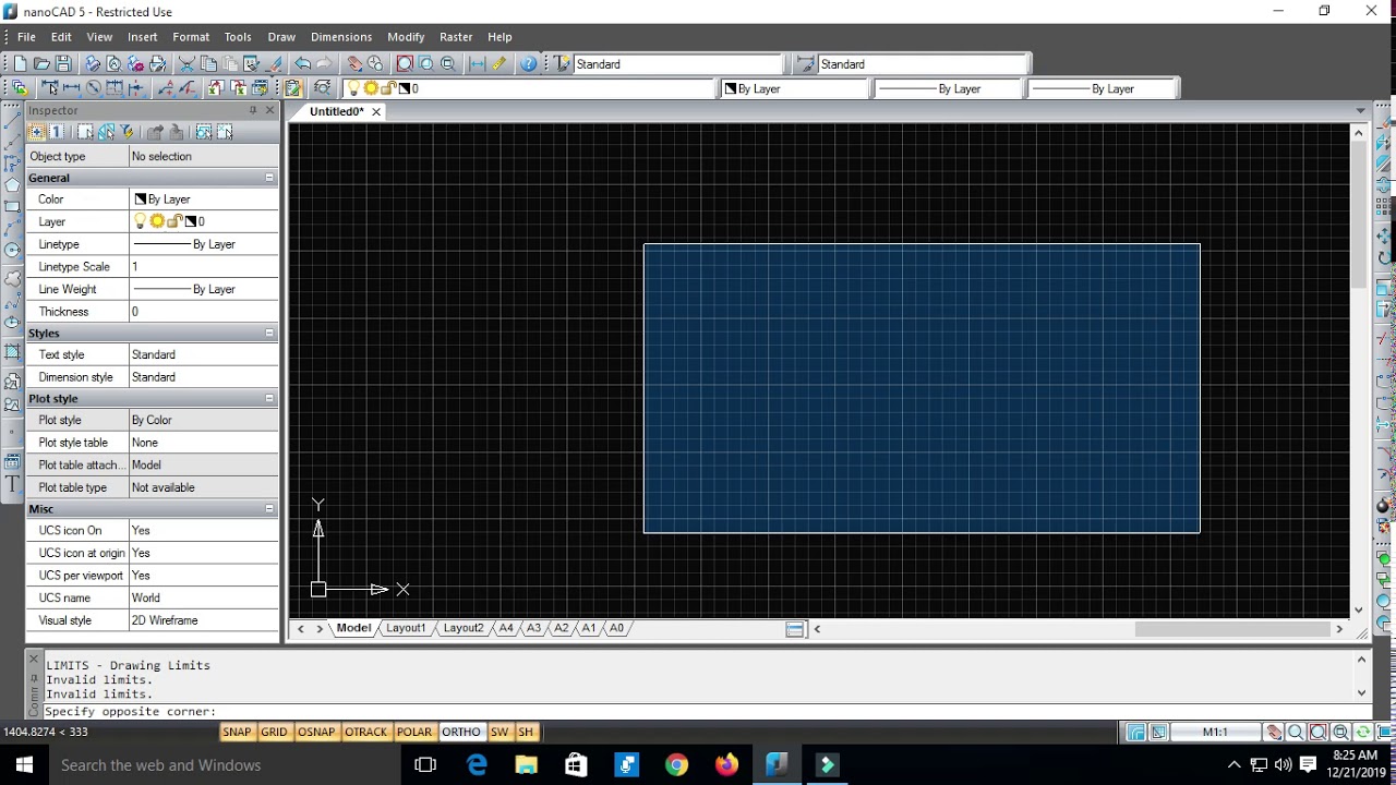 How to draw the limits of the Sheet in CAD |Nano CAD |Electricalforu ...