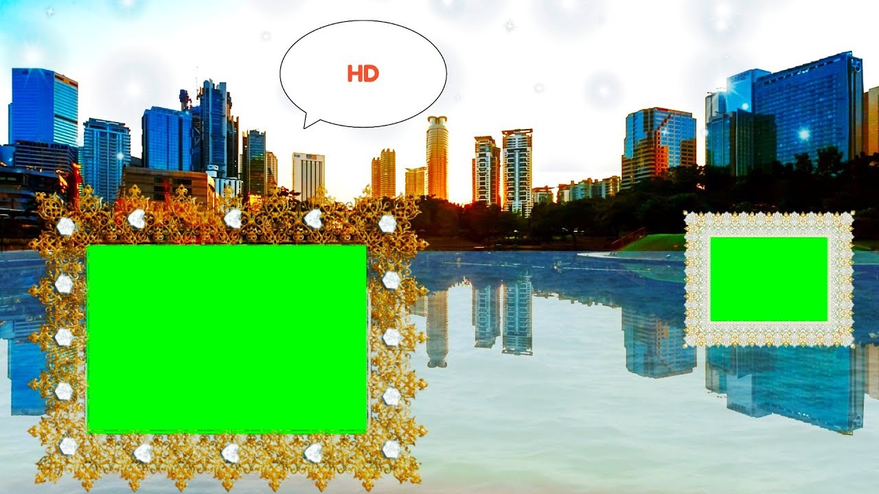Vedding photo frame green screen 3D+HD project #33 #Rajuvfxraj - YouTube