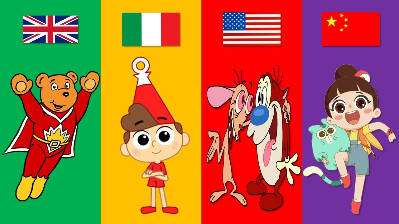 Cartoons From Different Countries | Pt.25 - YouTube