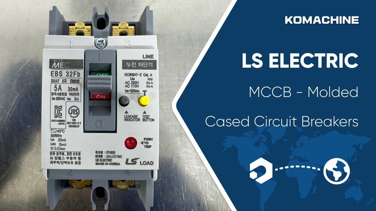 LS ELECTRIC / MCCB - Molded Cased Circuit Breakers (EBS-32FB-5A) / INV-05838 - YouTube