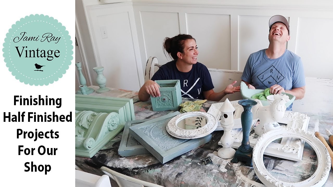 Finishing Half Finished Projects For Our Farmhouse Shop Space - YouTube