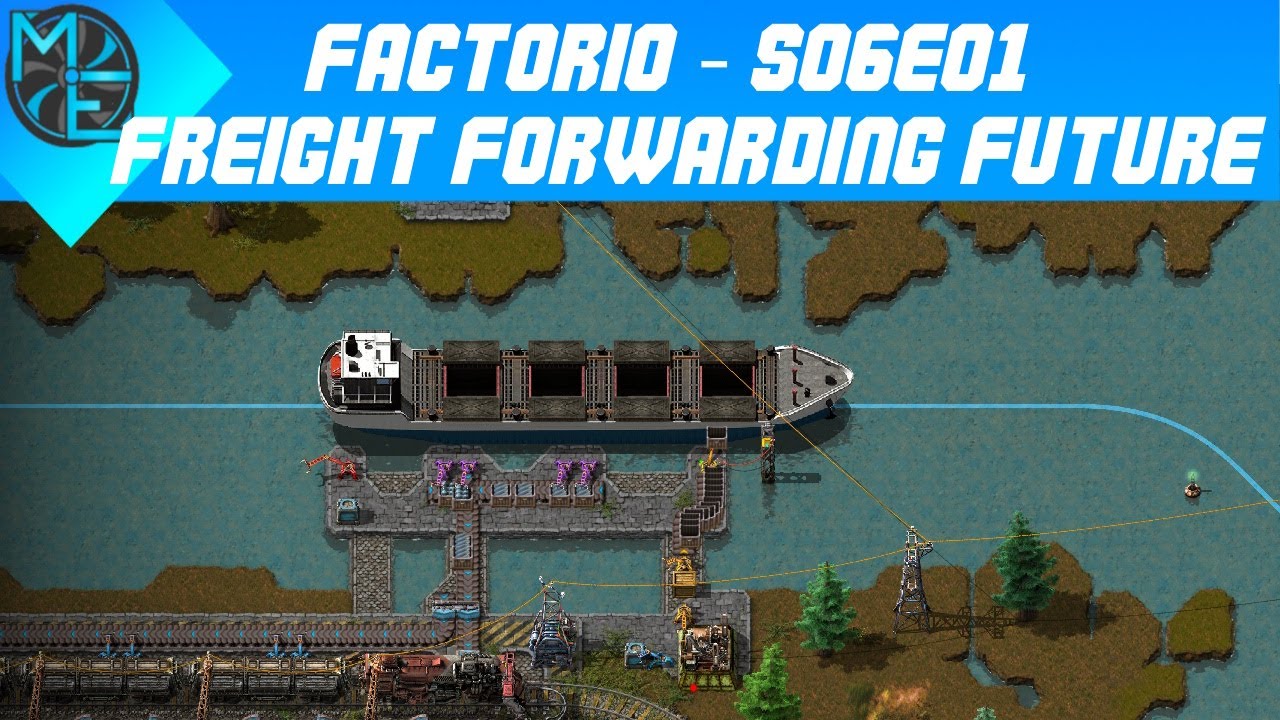 Factorio - S06E01 - Freight Forwarding Future - YouTube