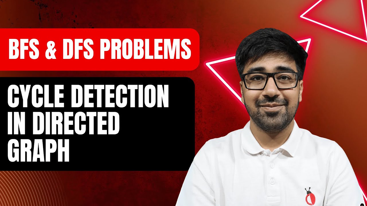 Dsa Python Detect Cycle In Directed Graph Gfg Problem Dfs Path Visited Part 134 Hindi