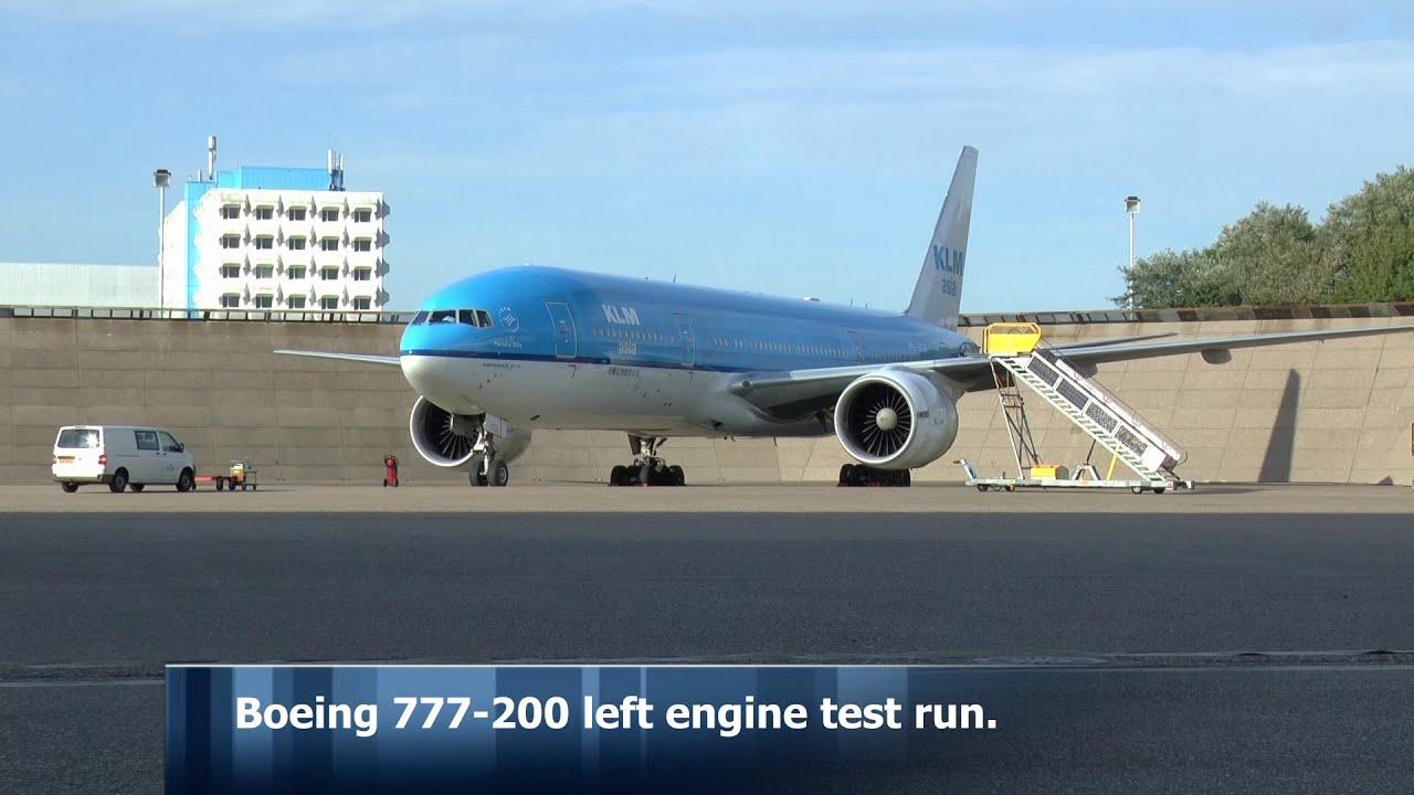 Boeing 777 GE90 full power test run. - YouTube