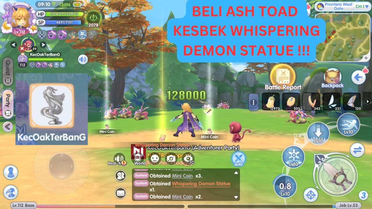 DROP WHISPERING DEMON STATUE !!! - YouTube