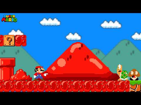 Super Mario Bros., but Everything Mario Touches Melts Into SLIME!