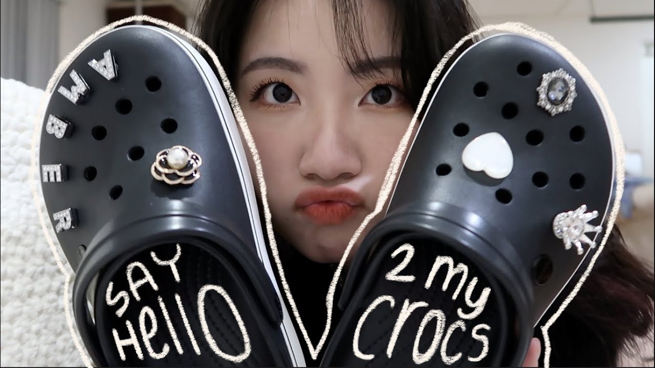 Unboxing and Decorating My New Crocs :) - YouTube
