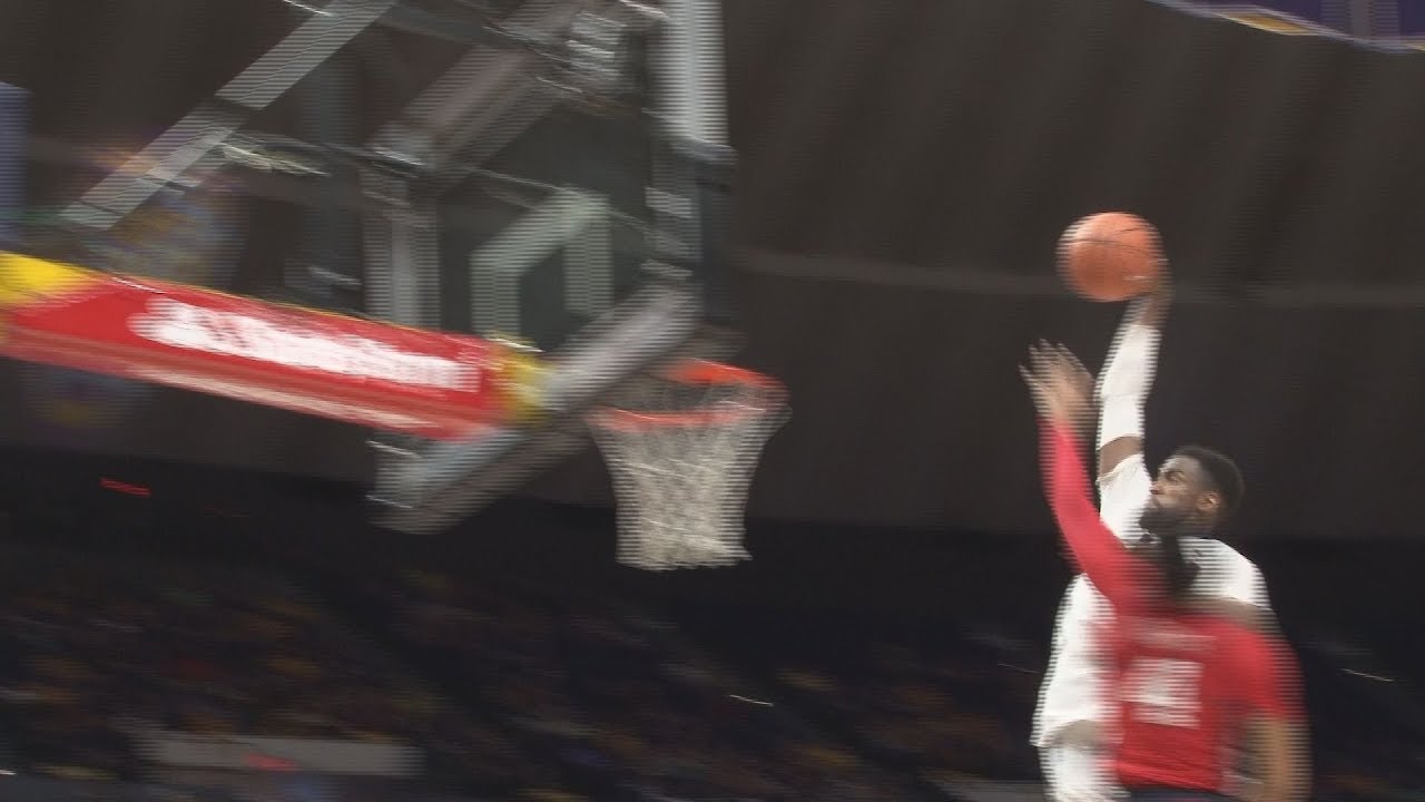 Aaron Epps slam dunks Ole Miss defenders twice in LSU win. - YouTube