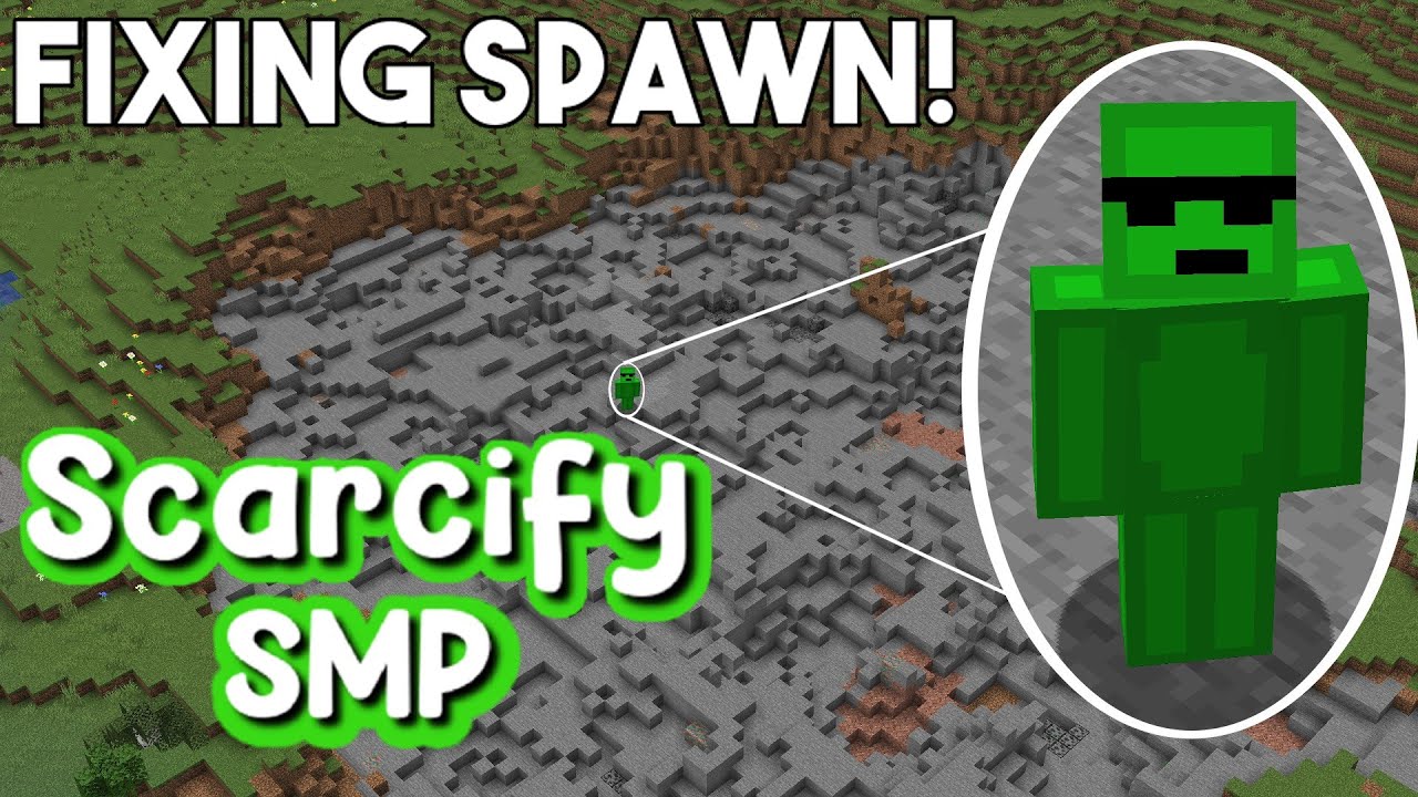 Making The Perfect Spawn On My Public Minecraft SMP! Scarcify SMP ...