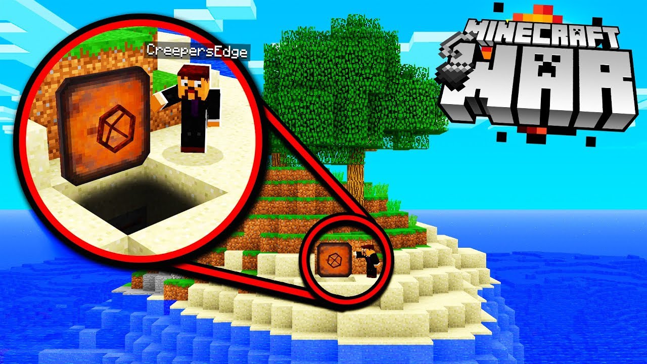i found a SECRET Minecraft Hatch DOOR.. on a ABANDONED ISLAND! (whats ...