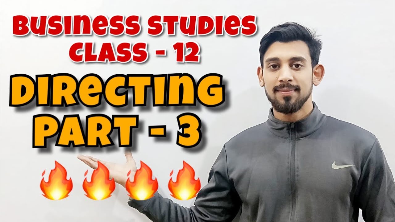 Directing | part 3 | business studies | Class 12 - YouTube