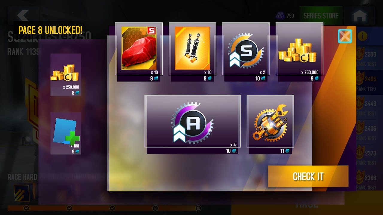 Asphalt 8: OPENING ALL LEVELS IN GOLDEN SEASON & CLAIMING REWARDS - YouTube