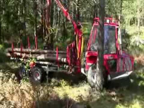 Kranman Bison 8000 mini skotare - YouTube