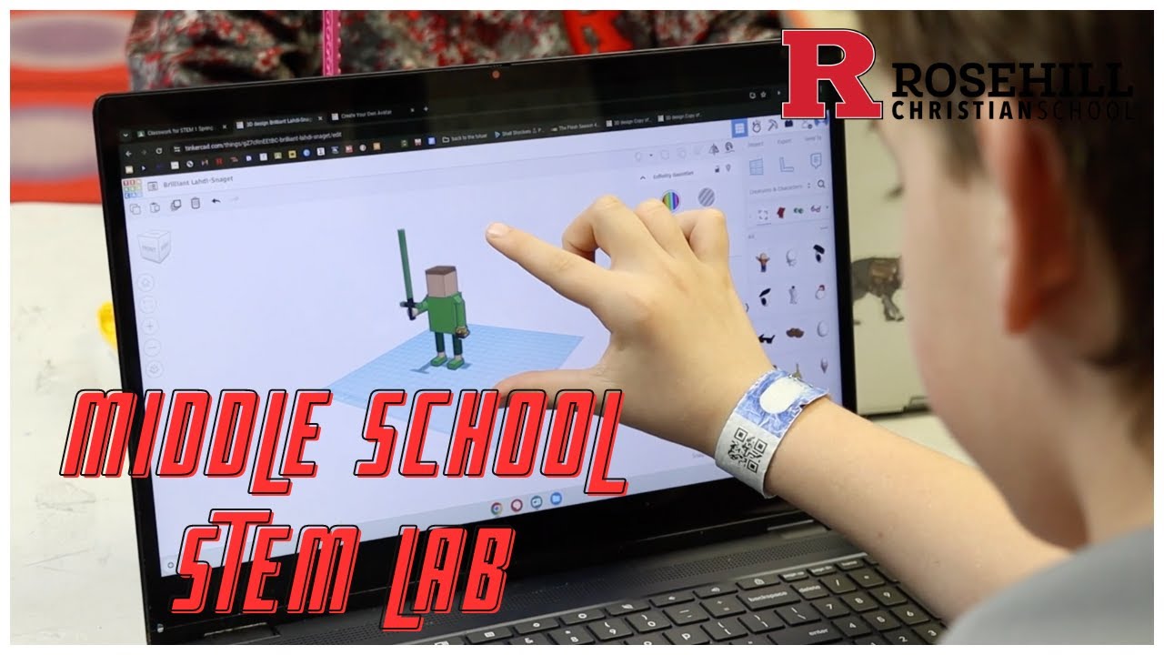 Middle School Stem Lab! #eagles #stem - YouTube