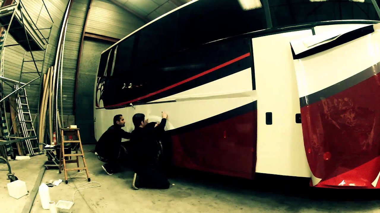 TOTAL COVERING BUS !!! - YouTube