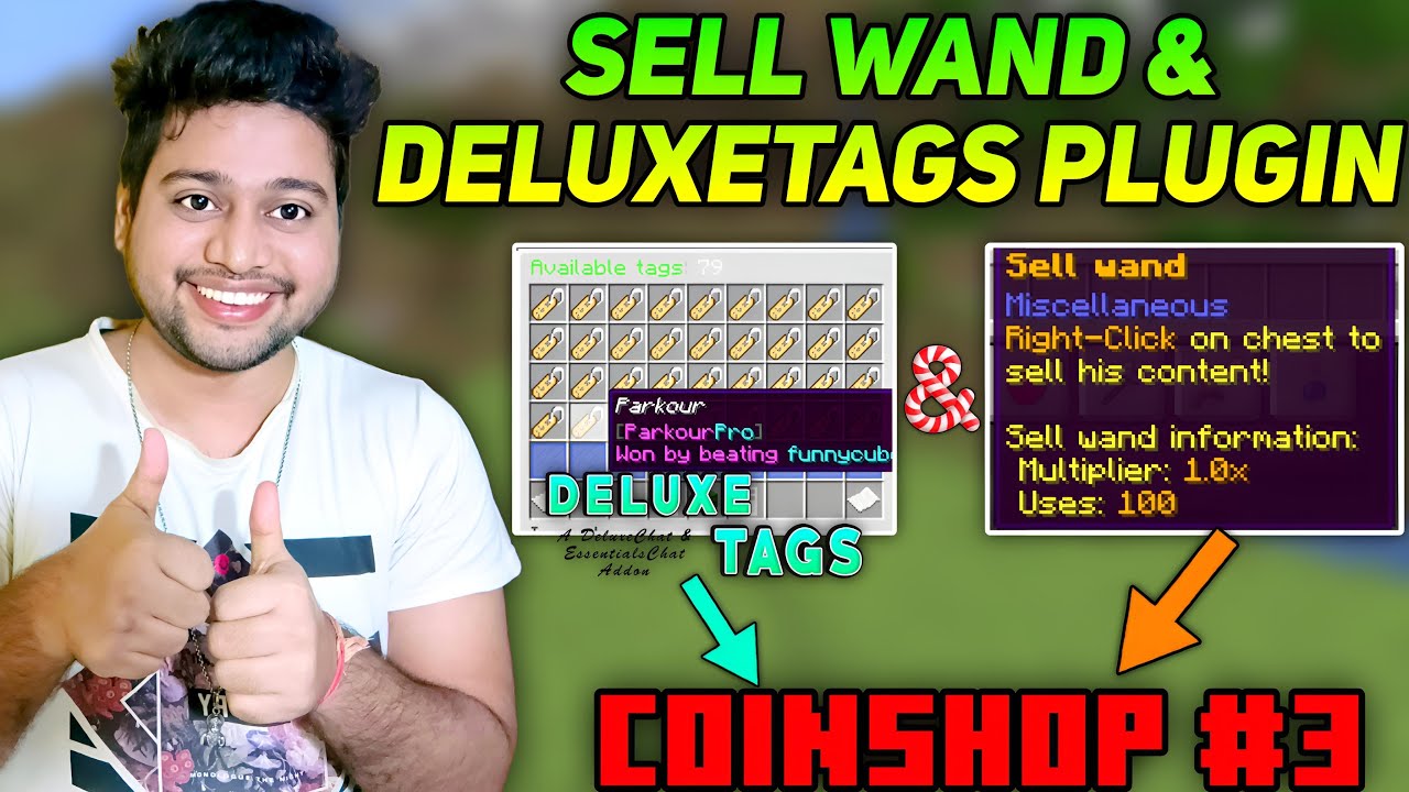 How To Make Coin Shop in Minecraft Server | Sell Wand Plugin ...