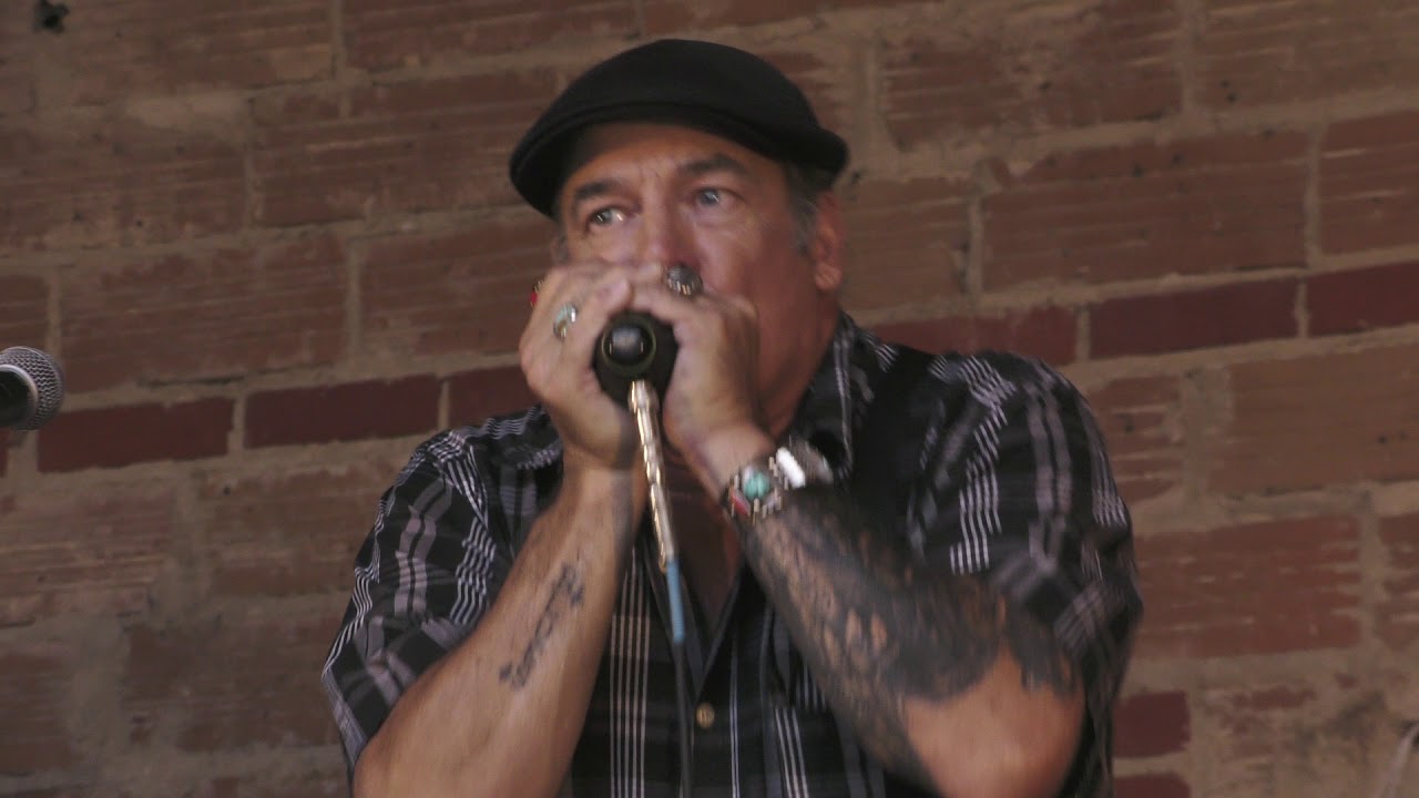 Deak Harp Harmonica Solo Clarksdale Mississippi September 2017 - YouTube