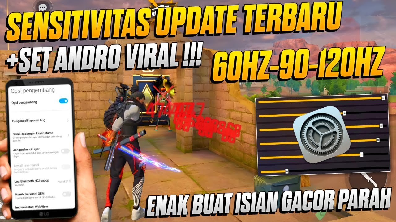 GACOR PARAH 👽 SET ANDRO + SENSITIVITAS FF AUTO HEADSHOT 2024 UPDATE TERBARU - YouTube
