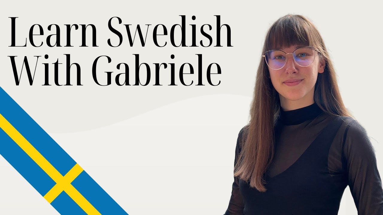 SWEDISH FOR BEGINNERS (Lesson 2) - YouTube