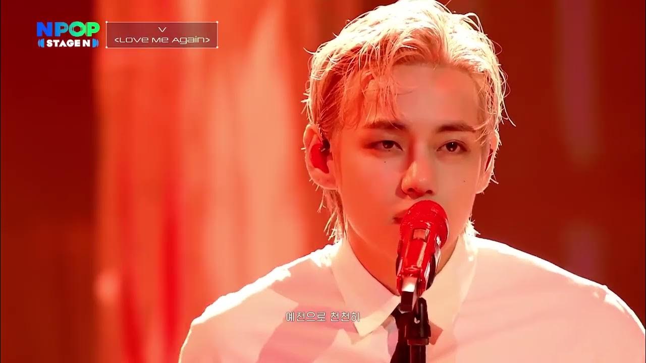 BTS V (방탄소년단 뷔) - Love Me Again | NPOP | English Subtitles (Turn on CC) - YouTube Music