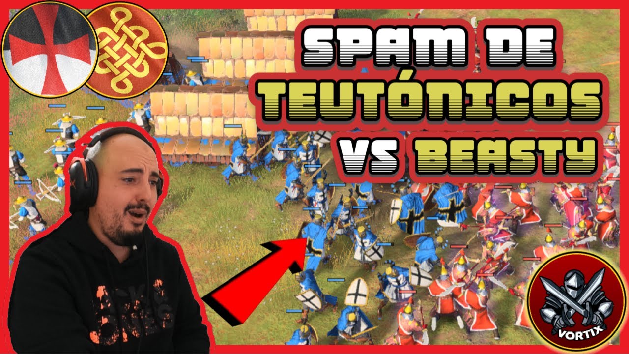 Pruebo a masear CABALLERO TEUTÓNICO contra BEASTY 😓 - YouTube