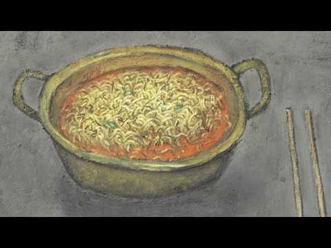 Drawing Diary-Admire To Ramyeon드로잉일기-라면예찬 - YouTube