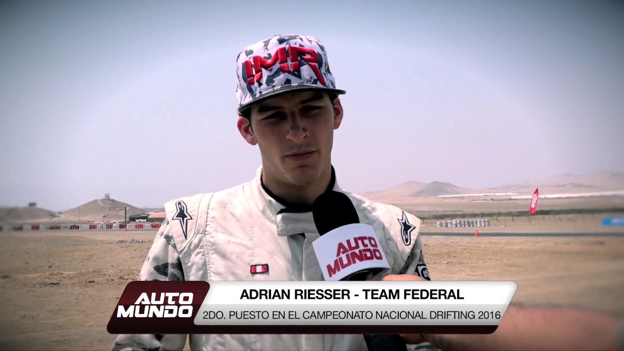 Adrian Riesser - Sub campeón Drifting 2016 - YouTube