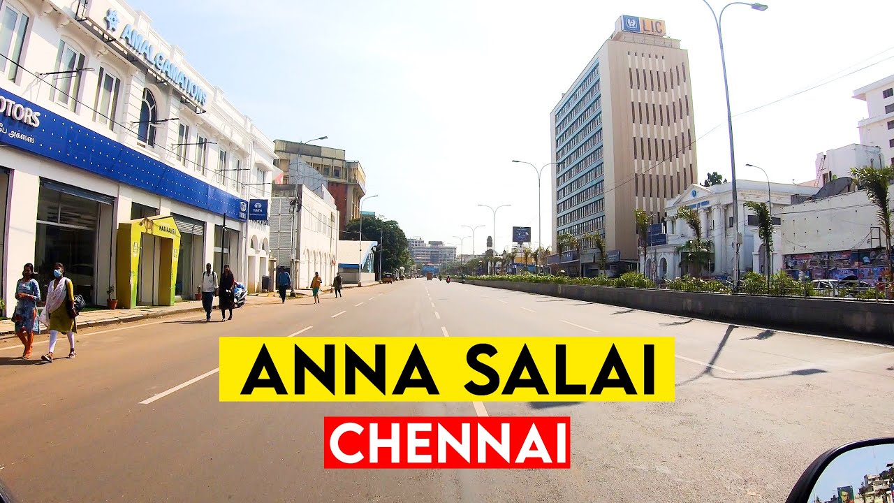 DRIVE IN CHENNAI - 4K Drive in Anna Salai, Chennai City Tour - YouTube