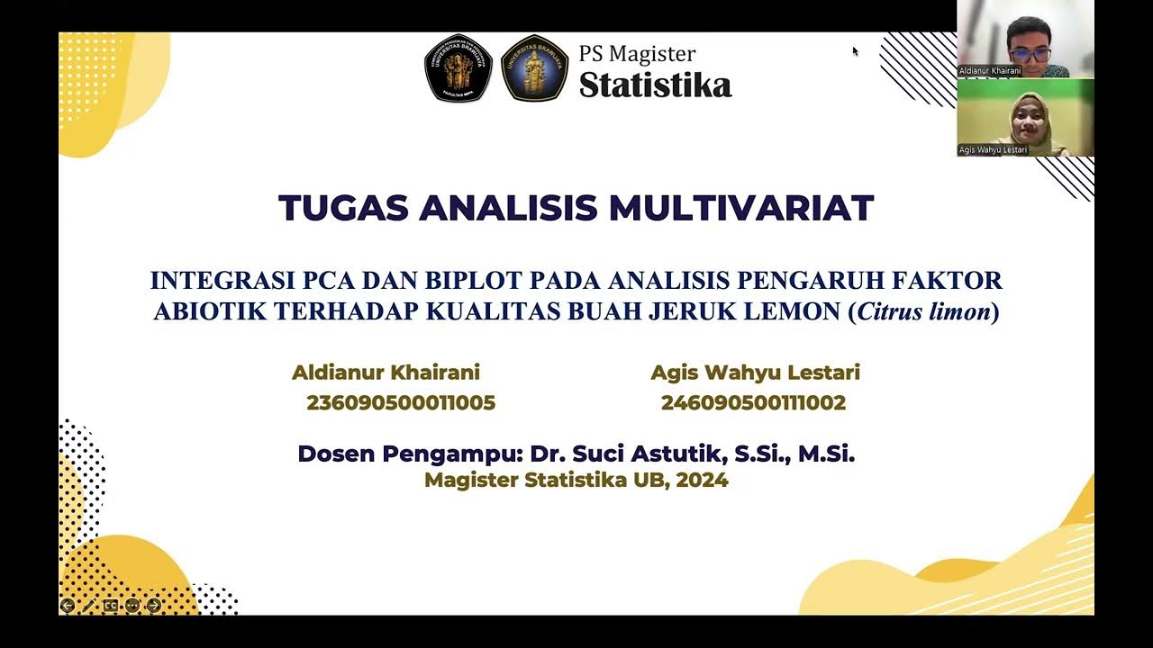 Kelompok 5 PCA Biplot - YouTube