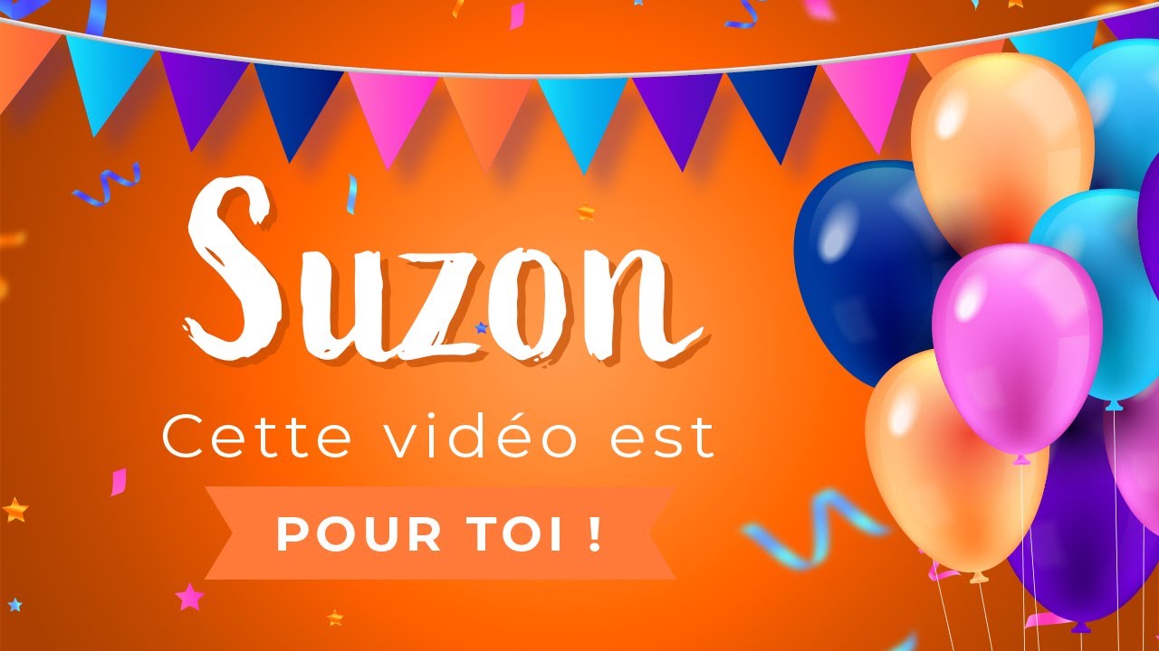 🎂 Chanson joyeux anniversaire Suzon - Les chatons les plus mignons 🎂🎉 ...