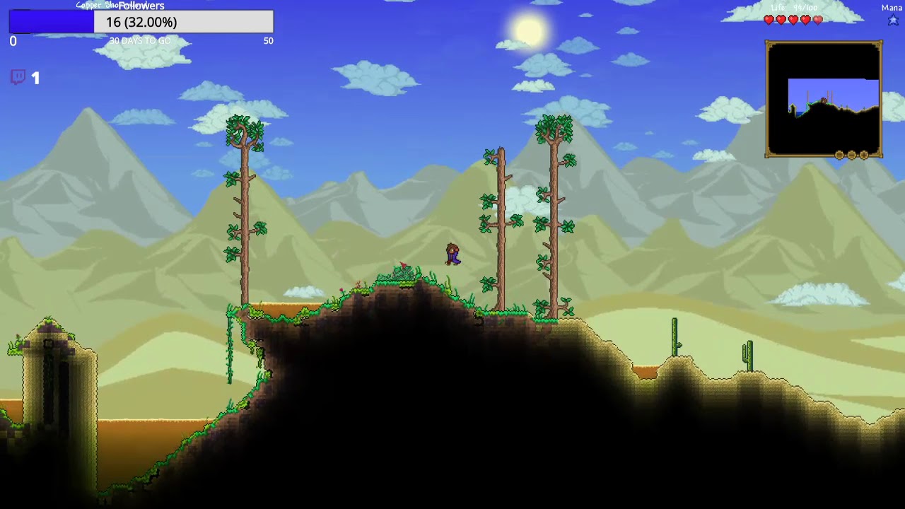 Terraria Solo playthrough episode 1 - YouTube