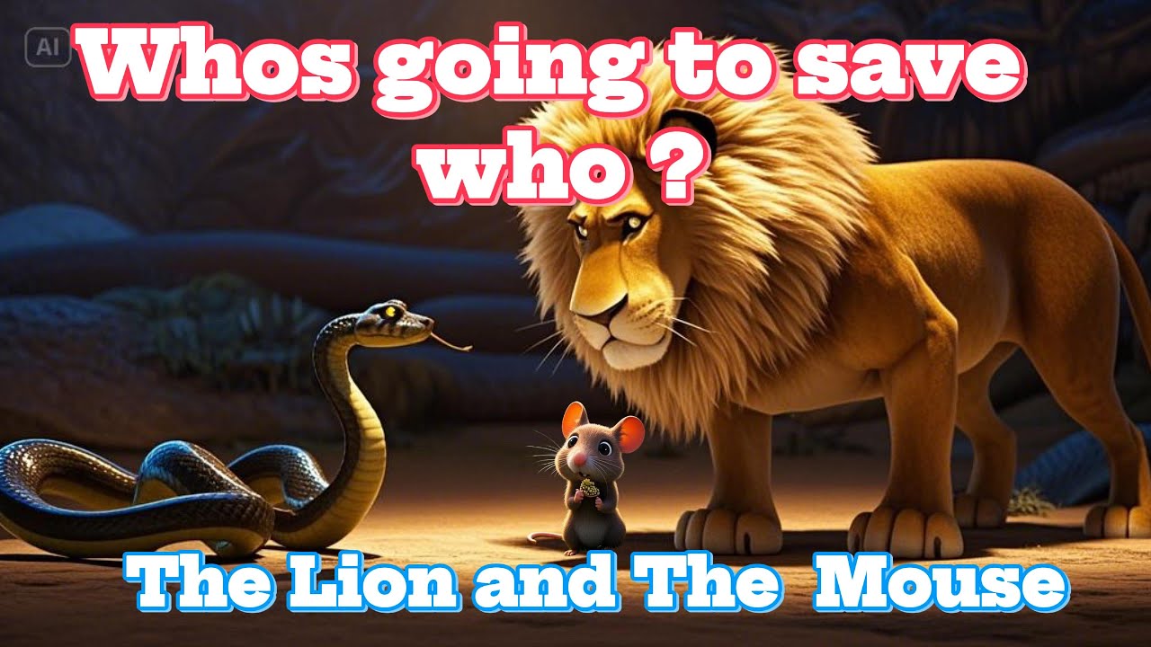 🦁 The Lion and the Mouse - A Tale of Friendship and Bravery | Fairy ...