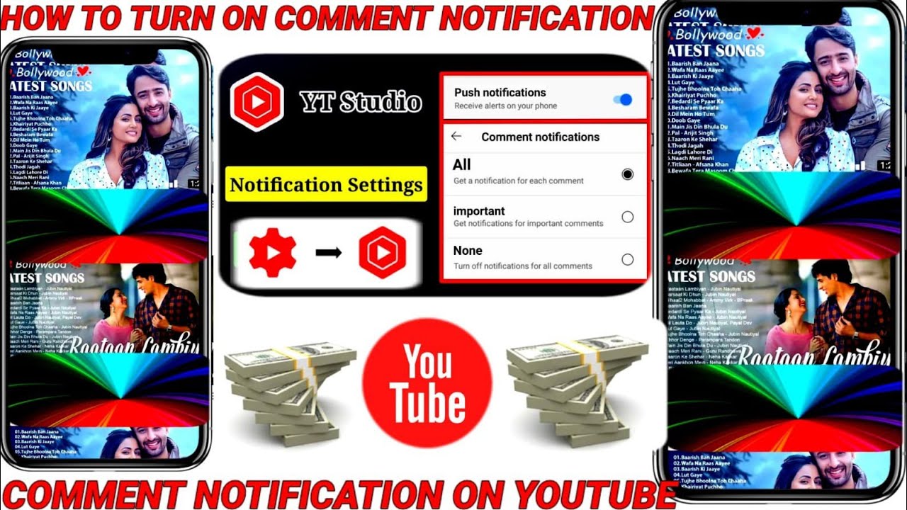 How To Turn On Comment Notifications On Youtube Turn On Comment