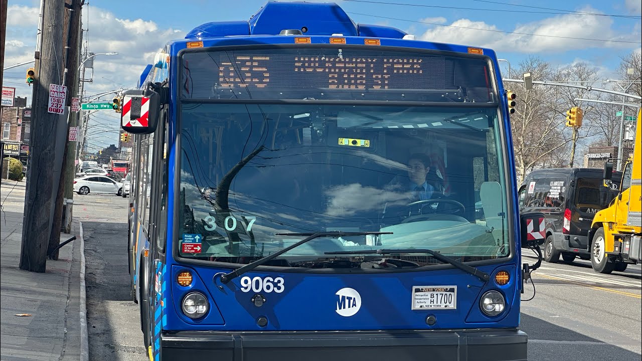 MTA Bus Company: 2023 Nova Bus LFS #9063 on the Q35 - YouTube