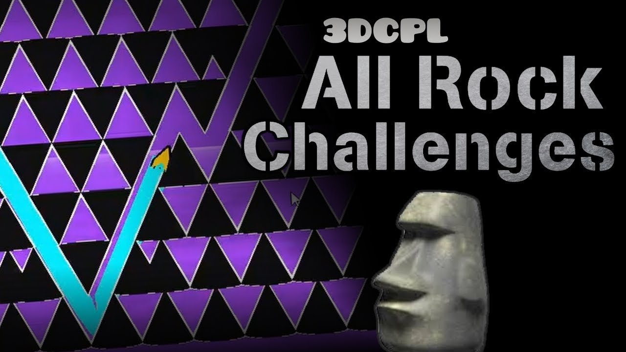 3Dash: All Rock Challenges! (3Dash Challenge Progression List) - YouTube