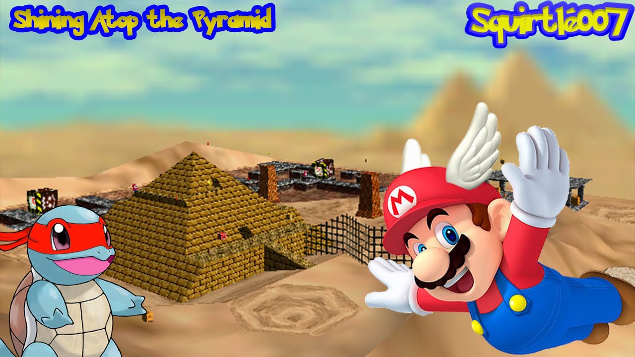 02 SHINING ATOP THE PYRAMID SHIFTING SAND LAND SUPER MARIO 64 120 STAR ...