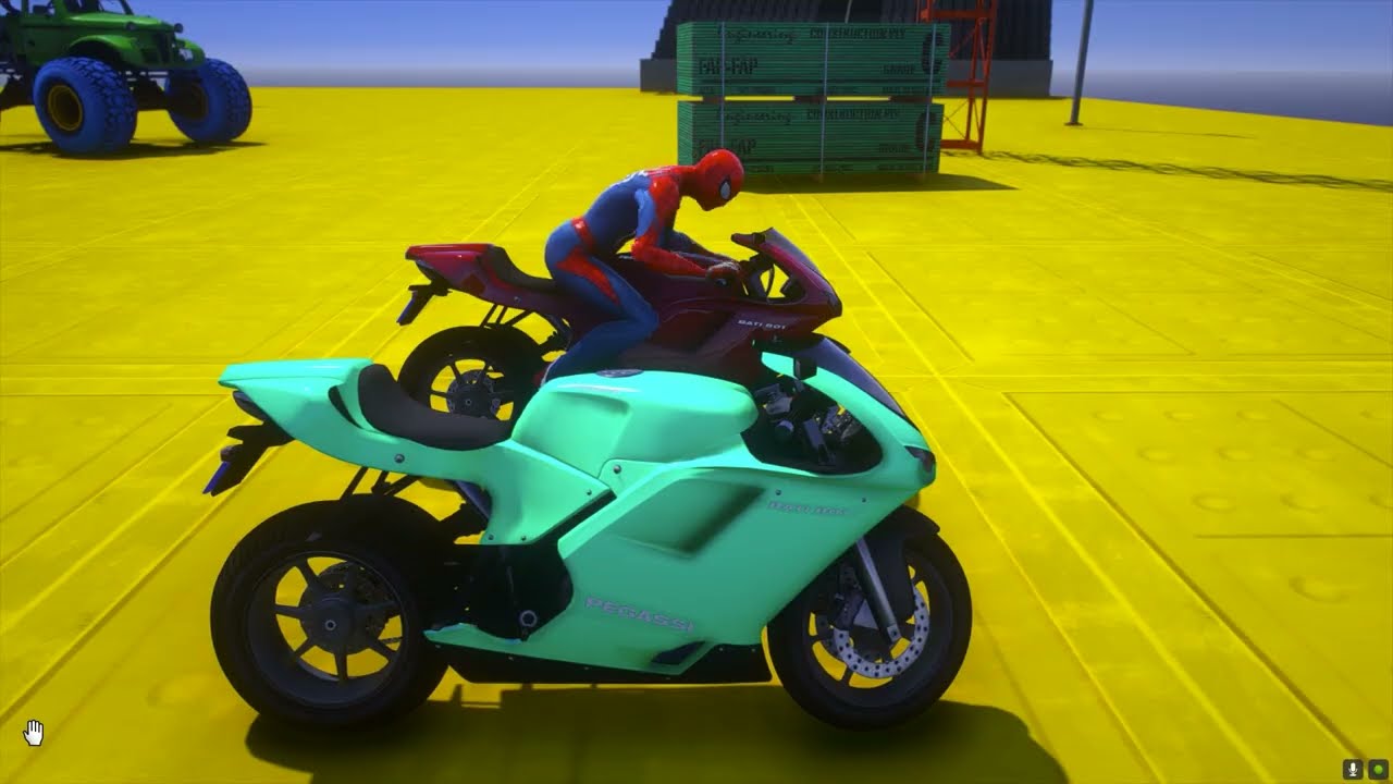 Spider man stunt ramp challenge | spider man stunts gtav - YouTube