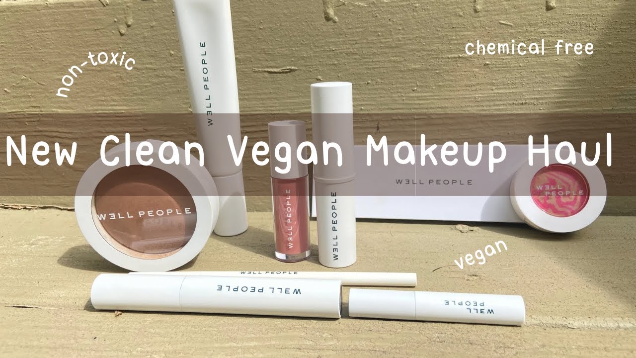 New Clean Vegan Non-Toxic Makeup Haul & Routine🌱 | VLOG # ...