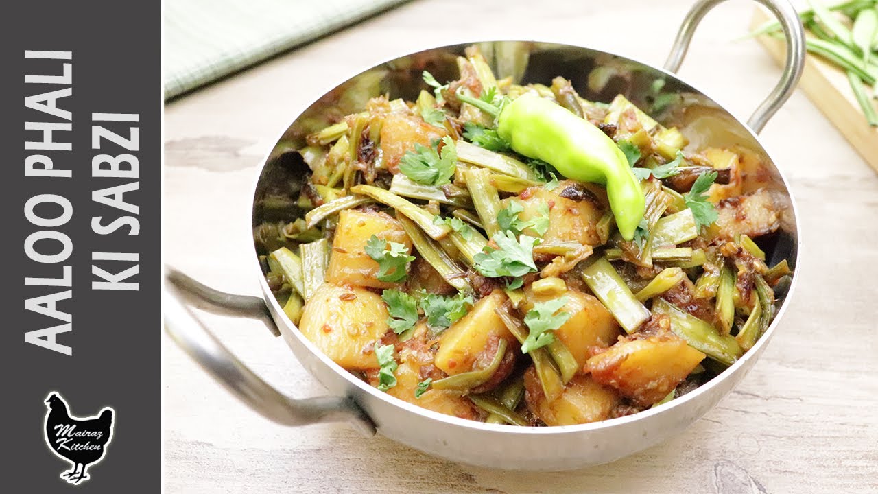 AALOO & PHALI KI SABZI | Potato Cluster Bean Curry Recipe | How to Make ...