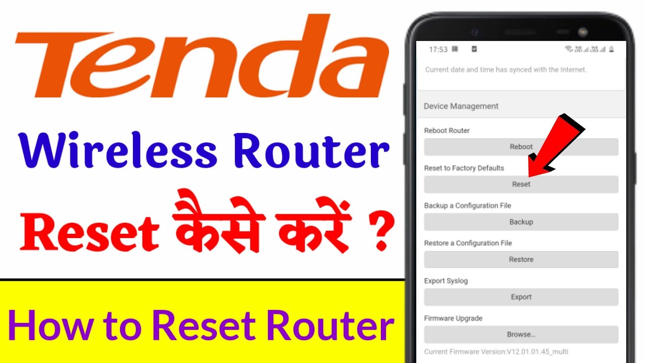 How to Reset Tenda Router | Tenda Router Reset Kaise Karen | Tenda ...