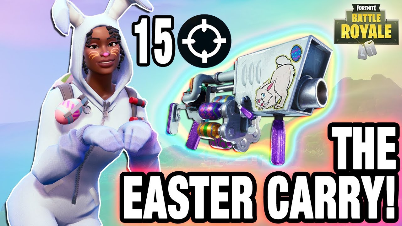 CARRYING MY SQUAD with EASTER EGG LAUNCHER! - Fortnite Xbox One - YouTube