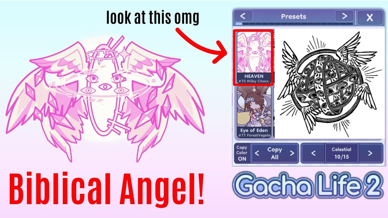 GACHA LIFE 2 CELESTIAL PRESETS ARE SO DIVINE!! - YouTube