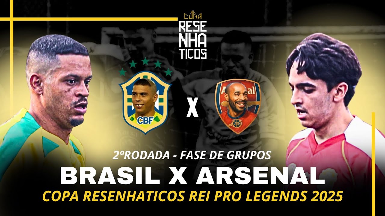 BRASIL x ARSENAL — SEGUNDA RODADA DO GRUPO A! 🔥 - YouTube
