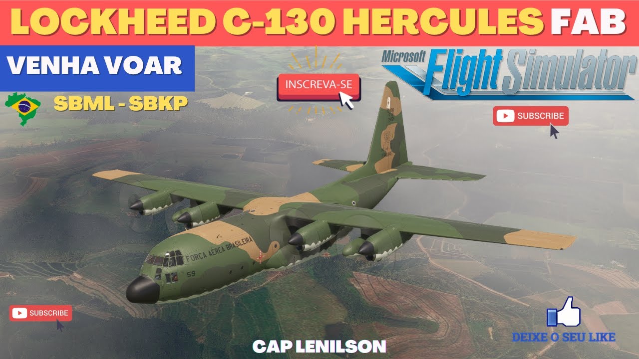 LOOCKHEED C-130 HERCULES FAB | MARÍLIA - VIRACOPOS | SBML - SBKP | VFR ...
