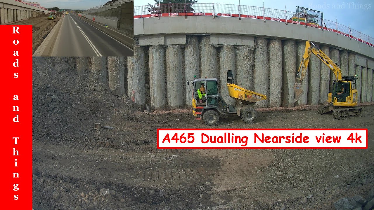 A465 nearside view of the dualling sept 24 - YouTube