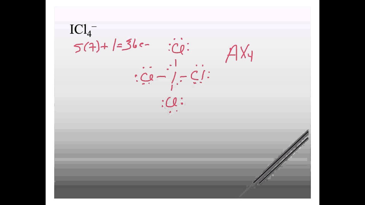Icl4 Lewis Structure