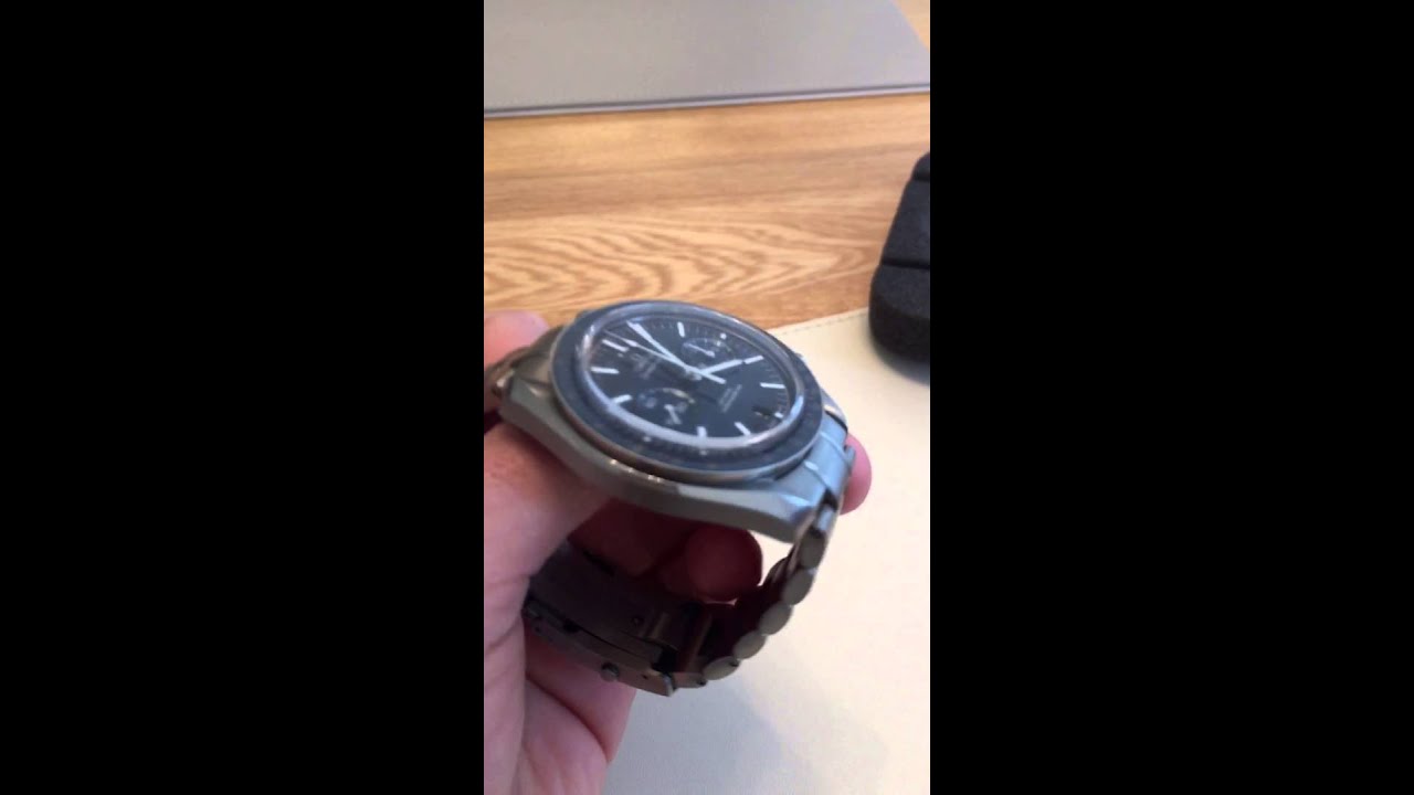Omega Speedmaster sapphire crystal replacement - YouTube