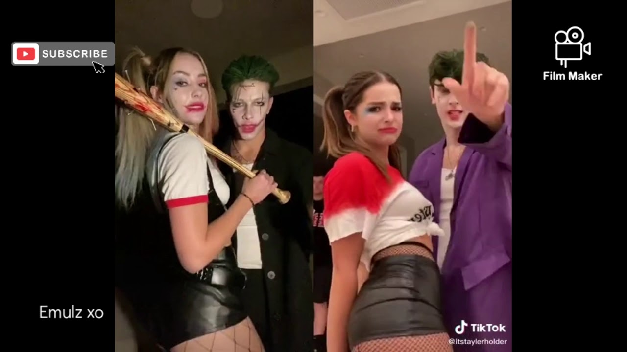 Addison Rae, Bryce Hall, Tayler Holder and Charly Jordan Halloween ...
