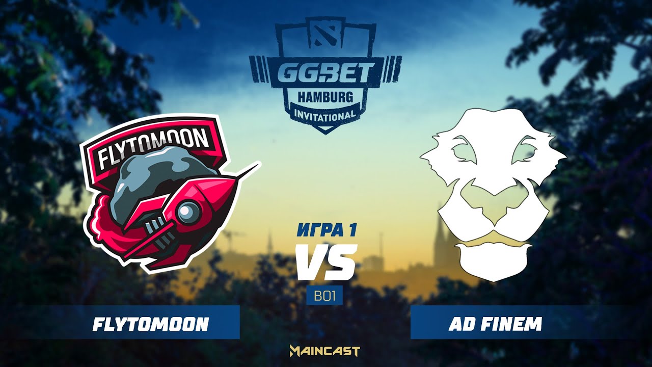 FlyToMoon vs Ad Finem (game 1) | BO1| GG.Bet Hamburg Invitational - YouTube