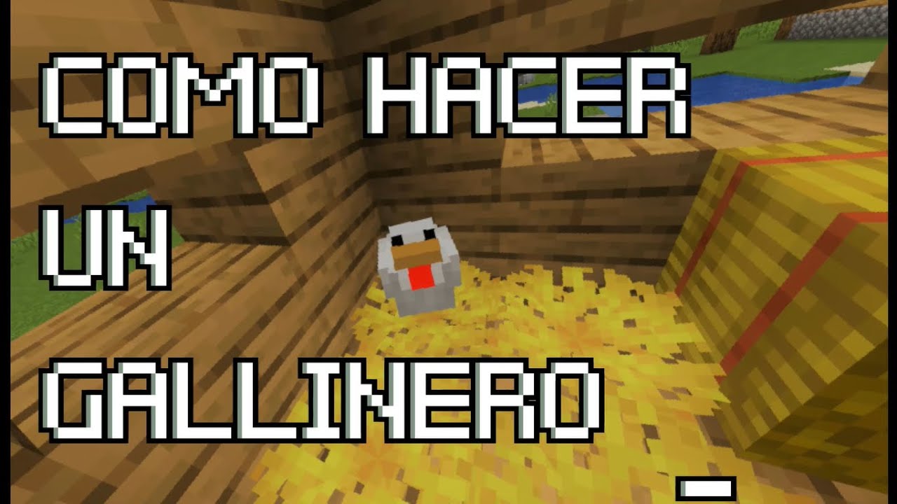 Como 💥Hacer un gallinero para Minecraft💥 | minecraft decoraciones - YouTube